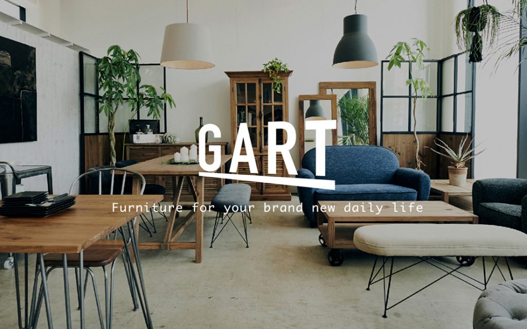 GART | FURNITURE BRAND IN JAPAN | ホームページをリニューアルしました。